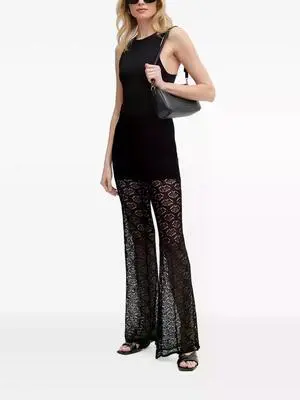 SILVIAN HEACH Lace Knit Flared Trousers