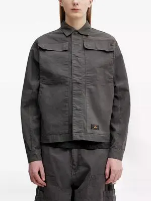 Alpha Industries Logo-patch Flap-pocket Jacket