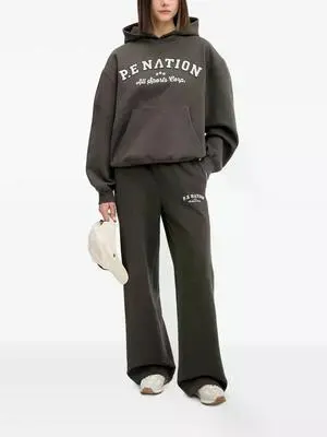 P.E Nation Logo-patch Pouch-pocket Hoodie
