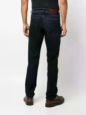 Jacob Cohen Embroidered Logo Straight-leg Jeans