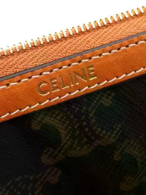 Celine Small Triomphe Clutch Bag With Strap
