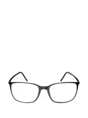 SILHOUETTE Rectangle Frame Eyeglasses - Black