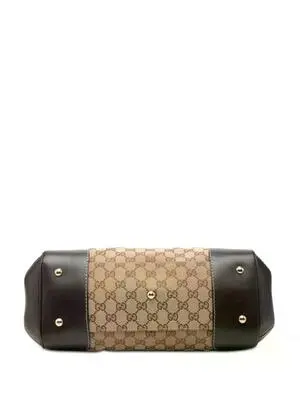 Gucci Gg Canvas Web Mayfair Tote Bag - Neutrals