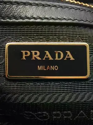 Prada Canvas Canapa Logo Satchel