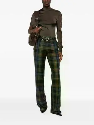 Etro Tartan Check Pattern Trousers