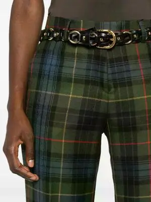 Etro Tartan Check Pattern Trousers