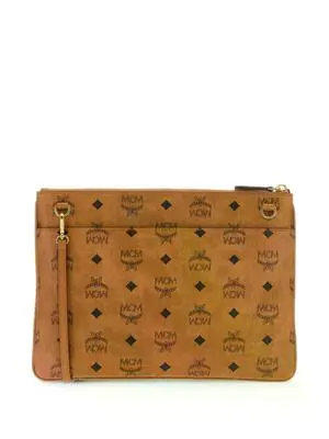 Mcm Visetos Monogram Print Crossbody Bag