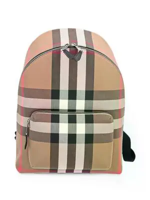 Burberry Check Backpack - Neutrals