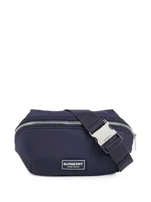 Burberry Logo Patch Belt Bag - Blue