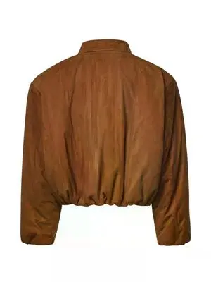 Magda Butrym Corduroy-effect Leather Bomber Jacket