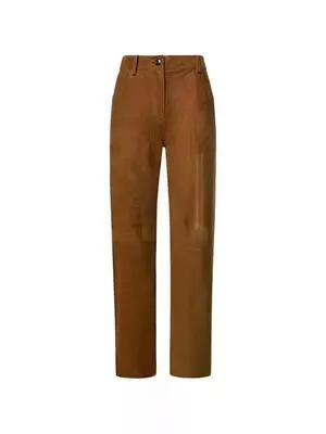 Magda Butrym Corduroy-effect Leather Trousers