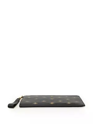 Gucci Calfskin Bee Star Clutch Bag