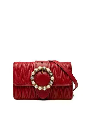 Miu Miu Embellished Cross Body Bags