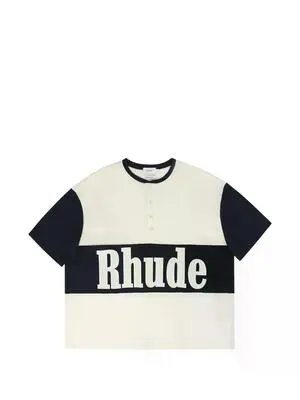 Rhude Panelled Henley T-shirt