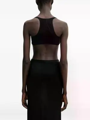 Rick Owens Scoop Neck Racerback Cropped Top