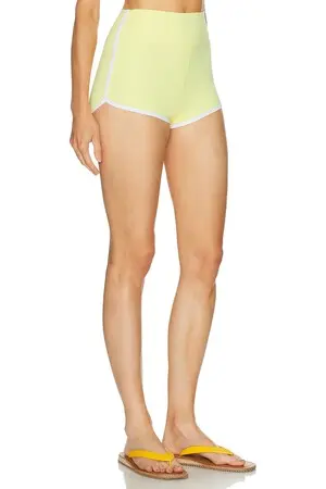 Year Of Ours Sporty Short Short In Yellow