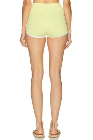 Year Of Ours Sporty Short Short In Yellow