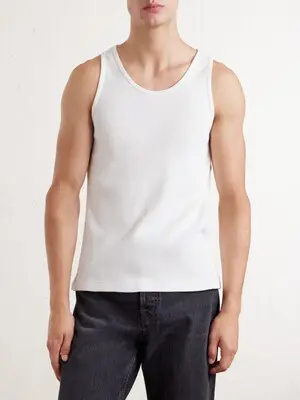 CORRIDOR Ribbed Cotton Tank Top