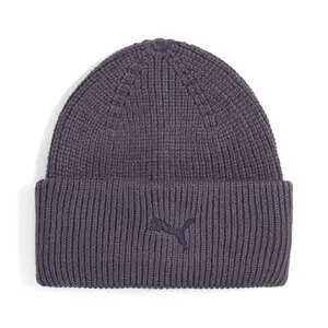PUMA Wardrobe Essentials Chunky Mid Crown Beanie Hat - Gray