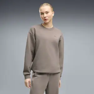 PUMA Cloudspun Ultra Soft Relaxed Training Top - Beige