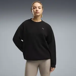 PUMA Cloudspun Ultra Soft Relaxed Training Top - Black