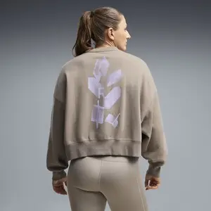 PUMA X Hyrox Heavyweight Crewneck Sweatshirt - Beige
