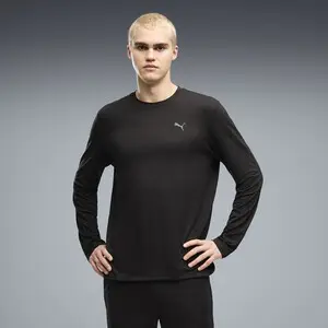 PUMA Cloudspun Ultra Soft Long Sleeve Training T-shirt - Black