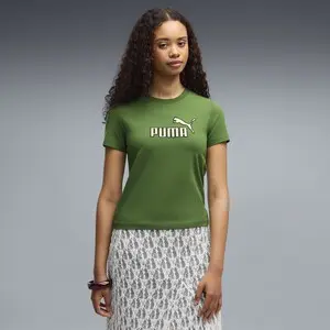 PUMA Elevated Essentials Slim T-shirt - Green
