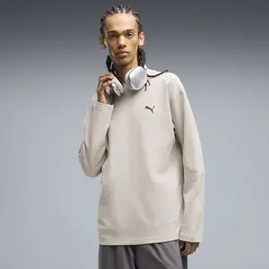 PUMA Tech Relaxed Waffle Long Sleeve T-shirt - Beige