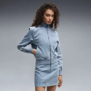 PUMA Future..archive Washed Twill Short Jacket - Blue