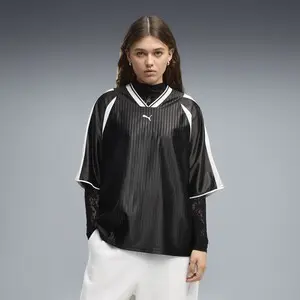 PUMA T7 Oversized Soccer Jersey - Black