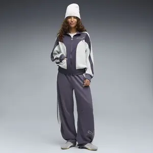 PUMA Puma T7 Relaxed Barrel Track Pants Gray