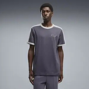 PUMA T7 Love Of The Cat Ringer T-shirt - Gray