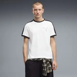 PUMA T7 Love Of The Cat Ringer T-shirt - White