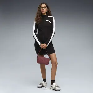 PUMA T7 Slim Zip-up Dress - Black