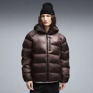 PUMA Tech Primaloftâ® Heat Insulation Puffer Jacket Brown