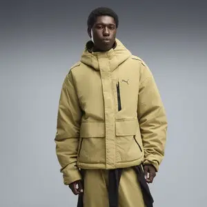 PUMA Tech Primaloftâ® Padded Heat Insulation Jacket - Brown
