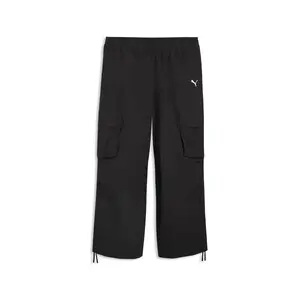 PUMA Essentials Oversized Cargo Pants - Black