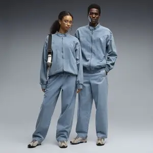PUMA Future. Archive Relaxed Washed Twill Track Pants - Blue