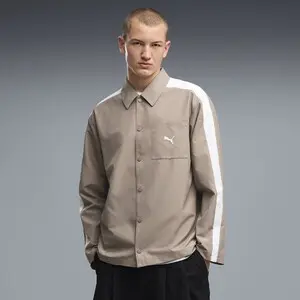 PUMA T7 Relaxed Overshirt - Beige