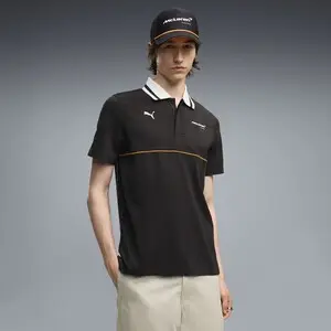 PUMA Mclaren Racing Jacquard Polo Shirt - Black
