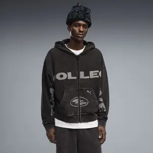 PUMA Select Zip-up Graphic Hoodie - Black