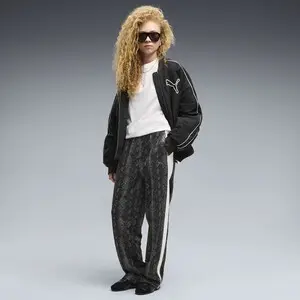 PUMA Snake Pack Printed T7 Straight Pants - Black