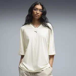 PUMA Lace Pack Oversized Jersey White