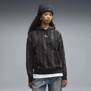 PUMA Snake Pack Relaxed Hoodie - Black
