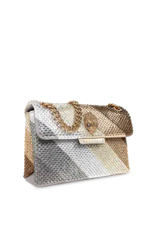 Kurt Geiger Fabric Mini Kensington Shoulder Bag