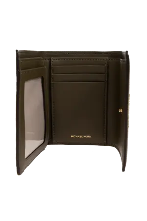 Michael Kors Leather Wallet With Logo