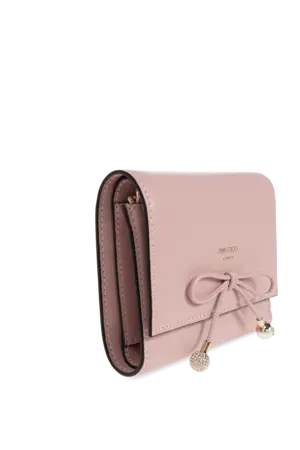 JIMMY CHOO Leather Wallet With Logo