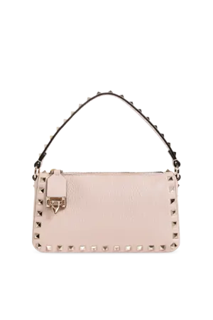 Valentino Garavani Leather Bag With Studs - Pink