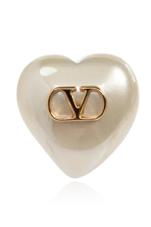 Valentino Garavani Logo Heart Earrings
